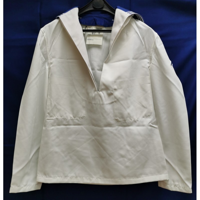 Vareuse blanche marine nationale Taille 80 Model Avec col