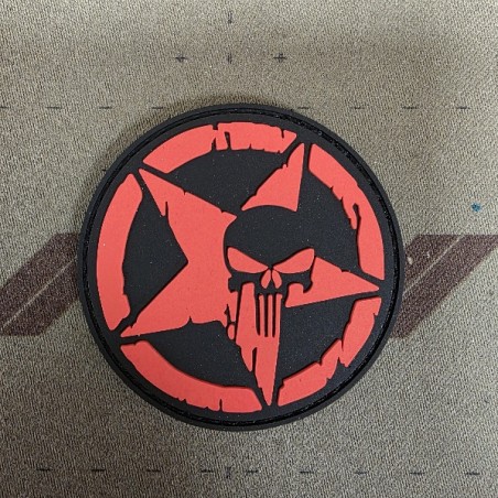 Patch punisher alliés Couleur Rouge